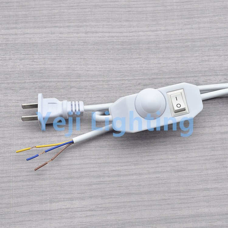1.8m cable wire with knob dimmer ON / OFF button r... – Grandado