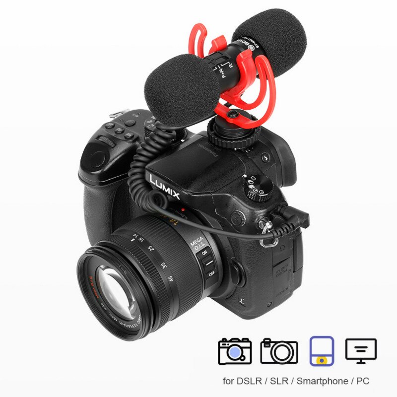 BOYA BY-MM1 PRO Dual Head Microphone Supercardioid... – Grandado