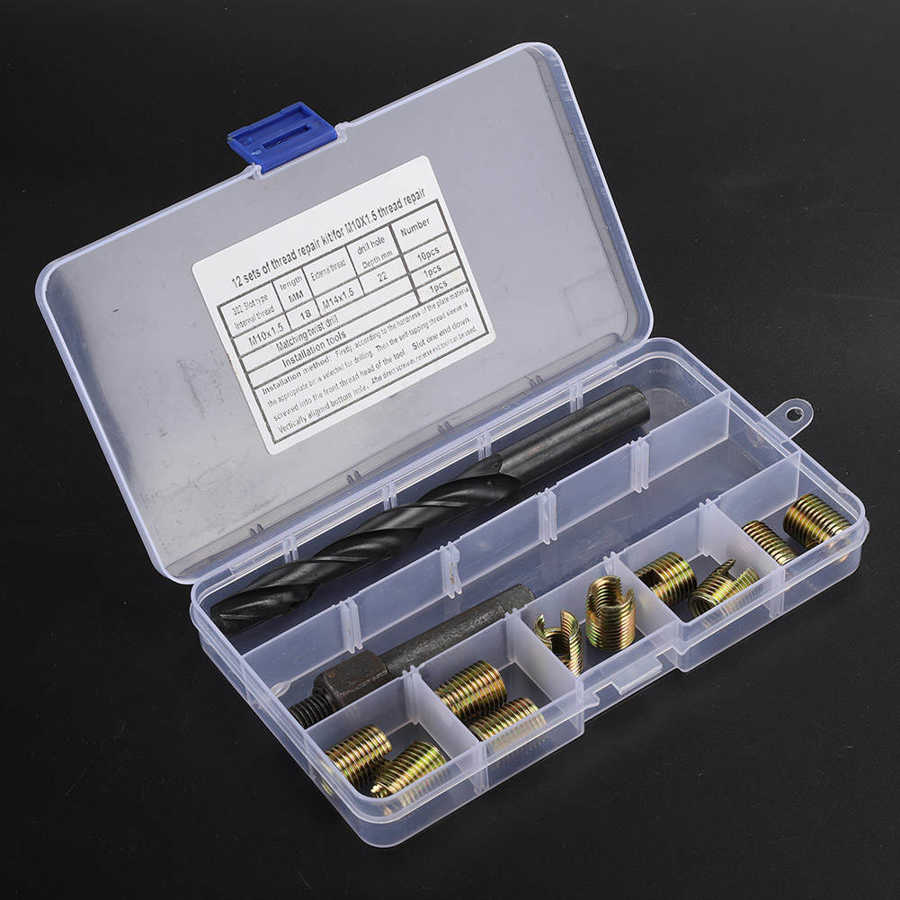 12Pcs Thread Inserts M1 0x1 5 Female Self-Tapping ... – Grandado