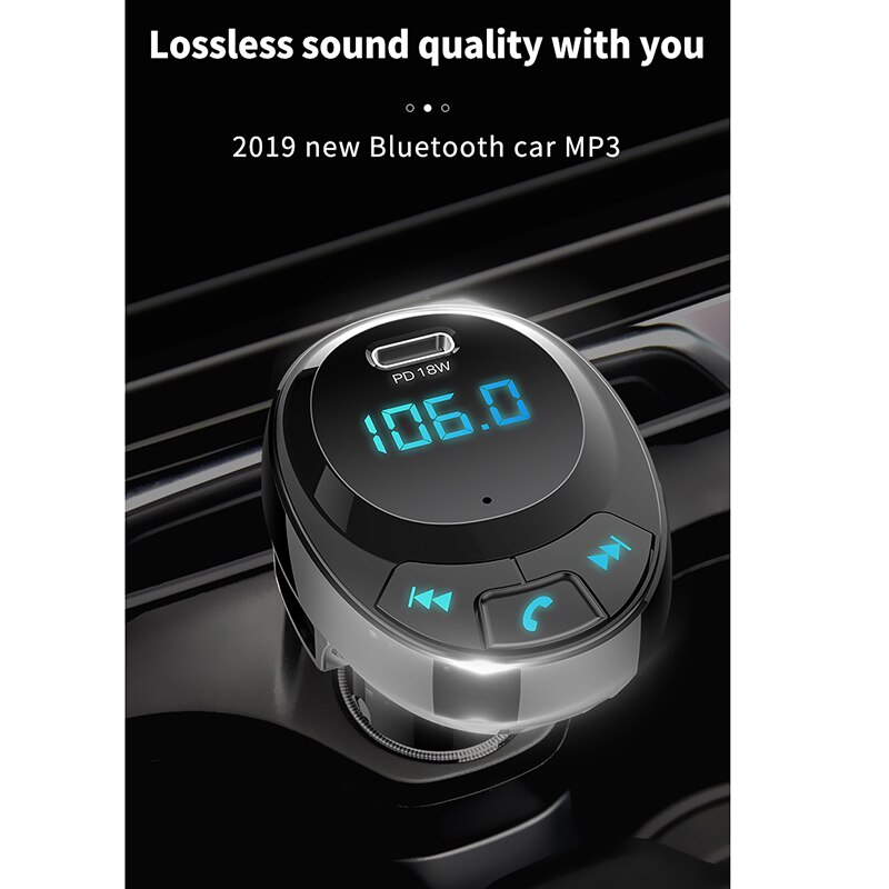 Car FM Transmitter Wireless Bluetooth Stereo 5.0 A... – Vicedeal