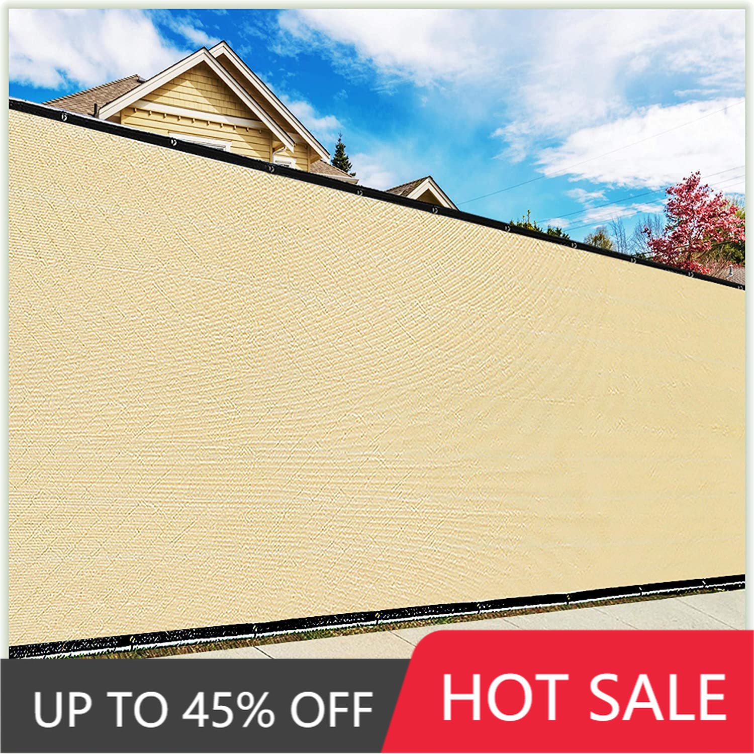 2X2M, 2X5M Beige Balkon Screen Privacy Hek Cover B... – Vicedeal