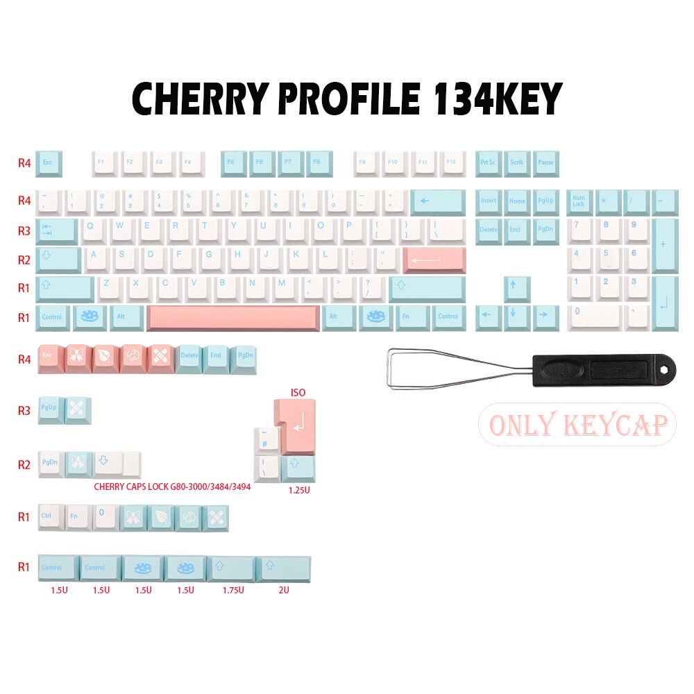 German French Italian Spain UK ISO GMK Noel PBT Dy... – Grandado