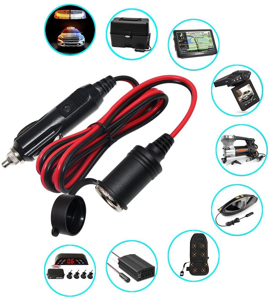 12V Car Extension Cord, Male Plug to Female Socket... – Grandado