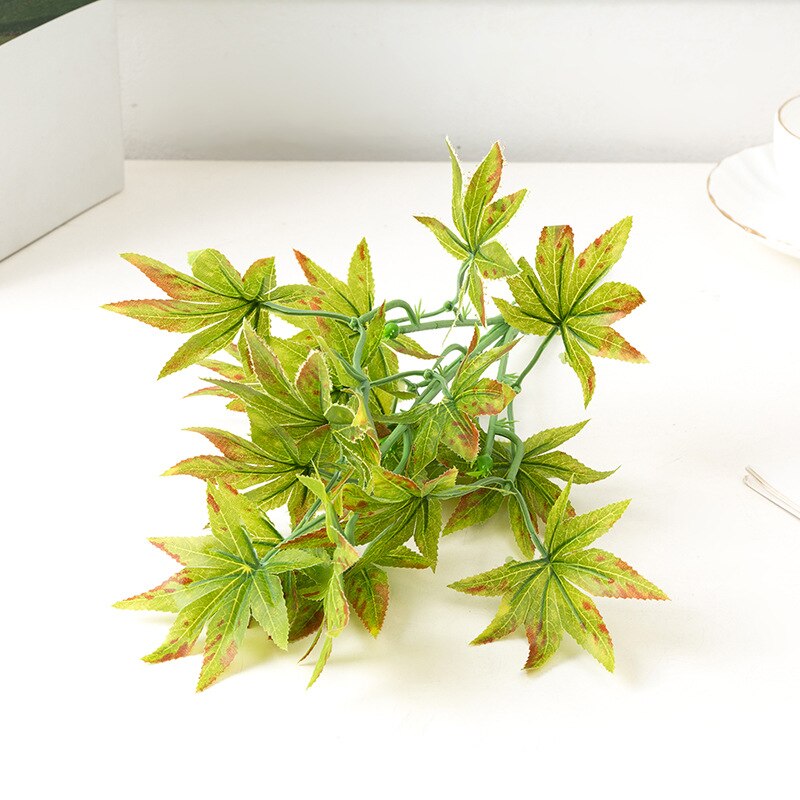 1 Boeket/18 Bladeren Kunstmatige Zijde Palm Monste... – Grandado