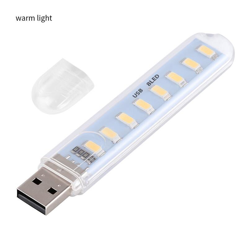 Luz Nocturna USB portátil, Lámpara transparente de... – Grandado