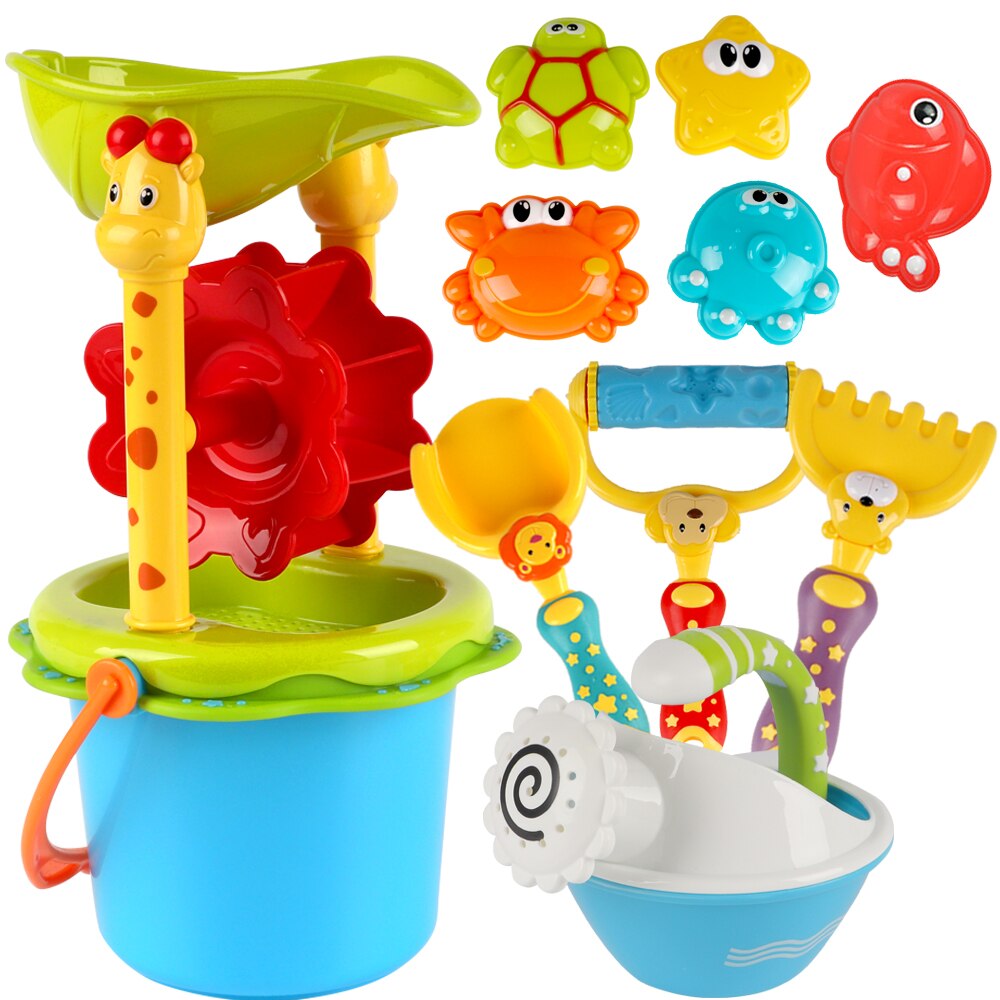Beach Toys Sandbox Plastic Kids With Cute Animal M... – Vicedeal