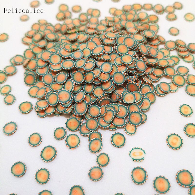 20g 6 mm Fruits Polymer Soft Clay Sprinkles Tiny C... – Grandado
