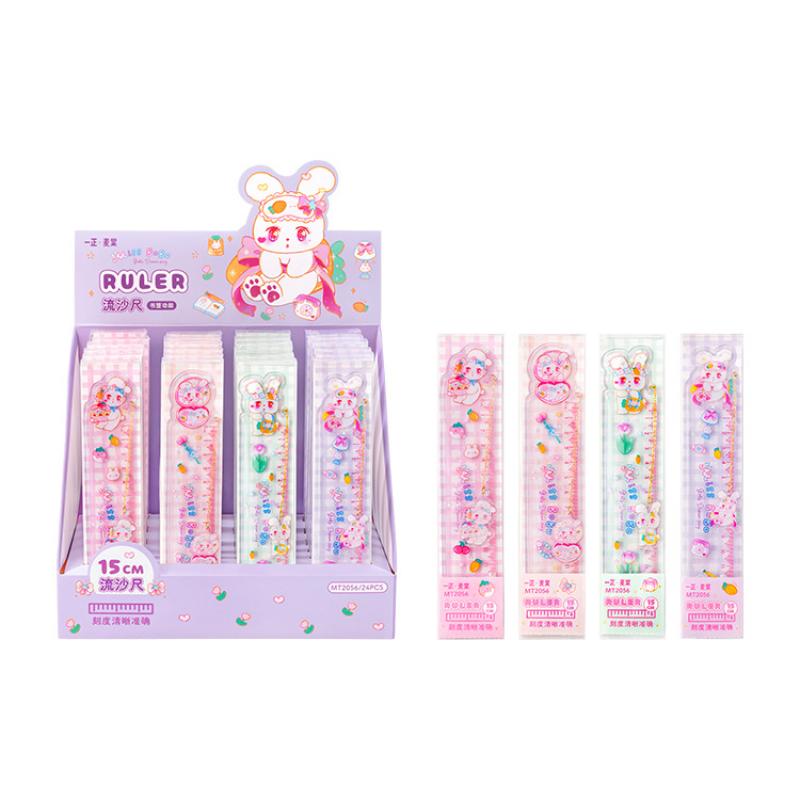 1 Pcs Kawaii Rabbit Ruler Cute Student Stationery ... – Vicedeal