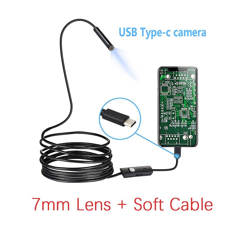 Mini Camera Endoscope IP67 2M 1.5M Hard Flexible T... – Vicedeal