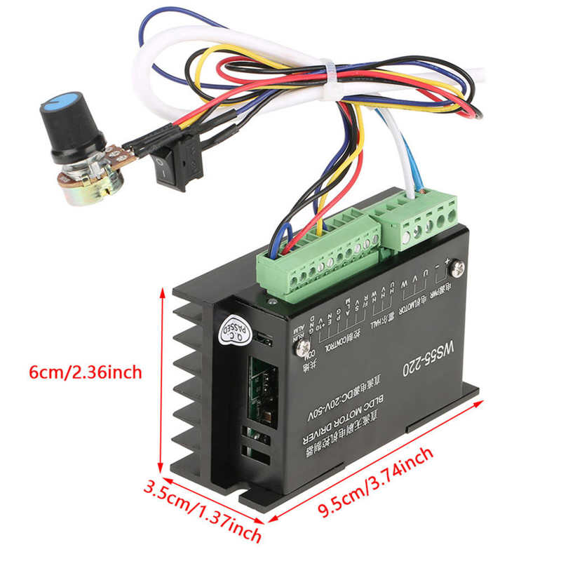 WS55-220 Dc 48V 500W Cnc Motor Driver Controller B... – Vicedeal