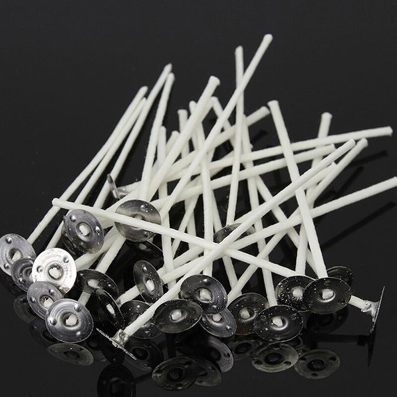 50Pcs 20cm White Wicks DIY Cotton Core Candle Wick... – Vicedeal