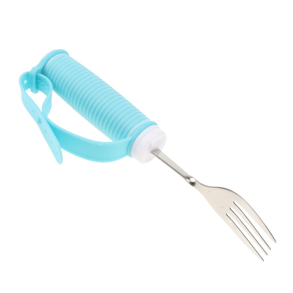 Adaptive Utensils -Swivel Fork for Disabled Non Sl... – Grandado
