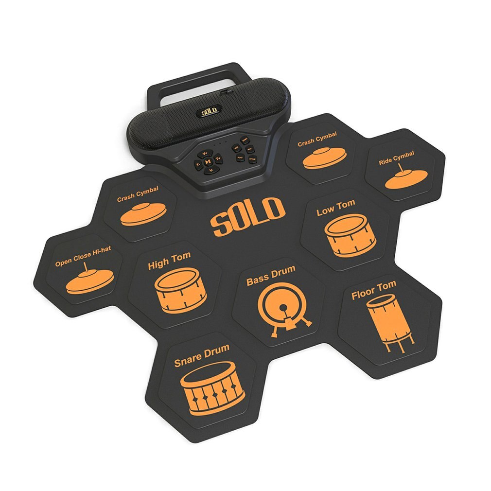 Tabletop Drum Portable Silicone Beginners Practice... – Vicedeal