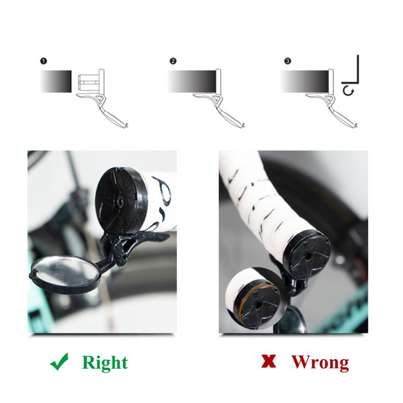 Bicycle Rear Mirror Bike Cycling Handlebar End Mir... – Grandado