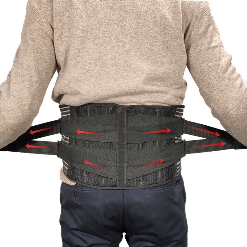 1PC Back Support Adjustable Back Brace Lumbar Supp... – Grandado