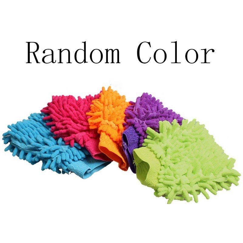 Microfiber chenille bilvaskehanske myk klut vott t... – Grandado