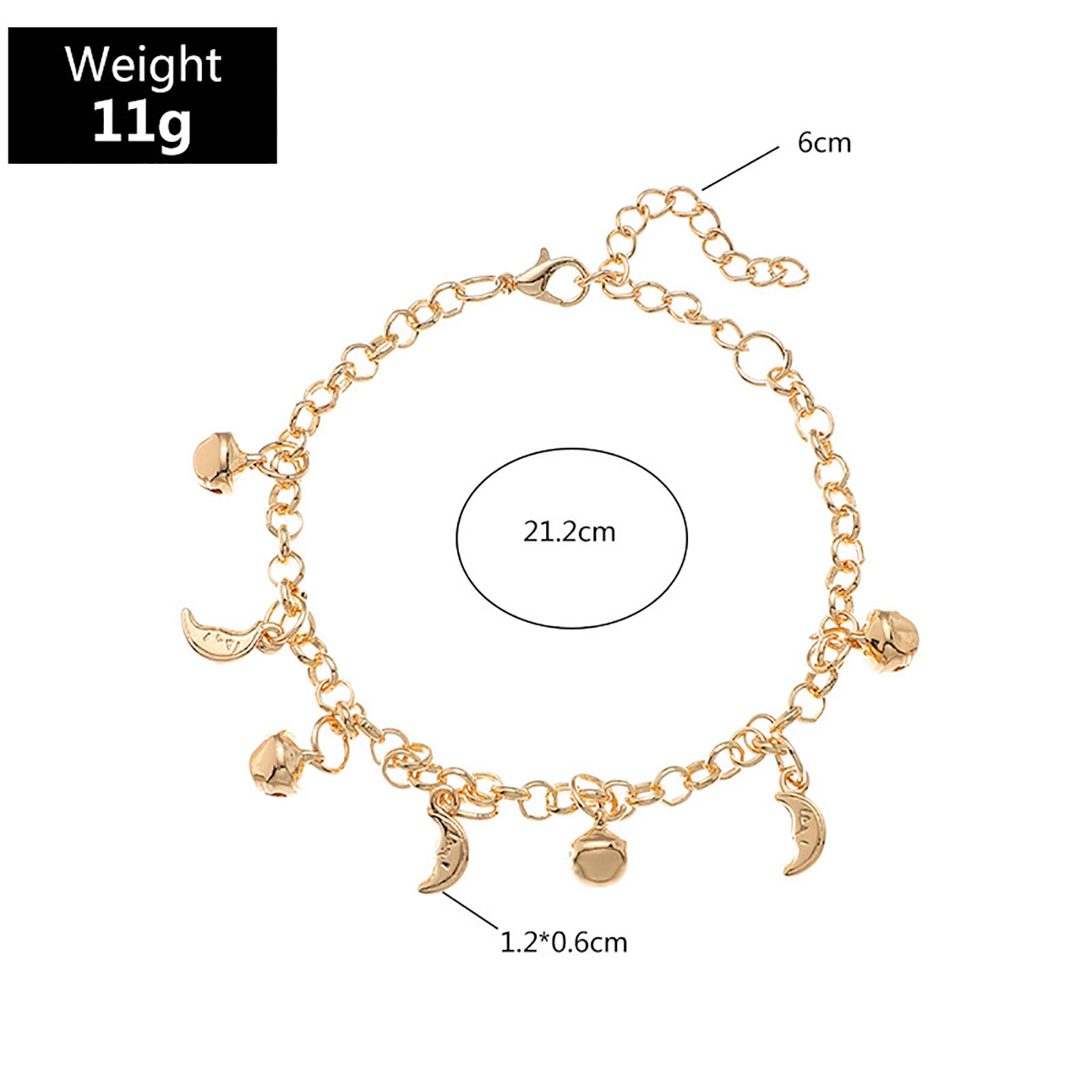 Summer Beach Galaxy Anklet For Women Gold Color Ha... – Grandado