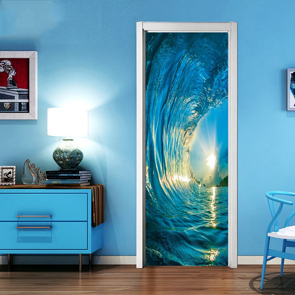 2 pcs/set Gate Stickers DIY Mural Bedroom Home Dec... – Grandado