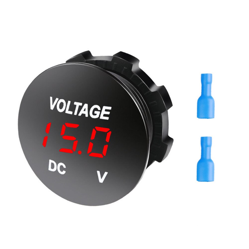 DC 12V-24V Waterproof Voltmeter Car Motorcycle LED... – Vicedeal