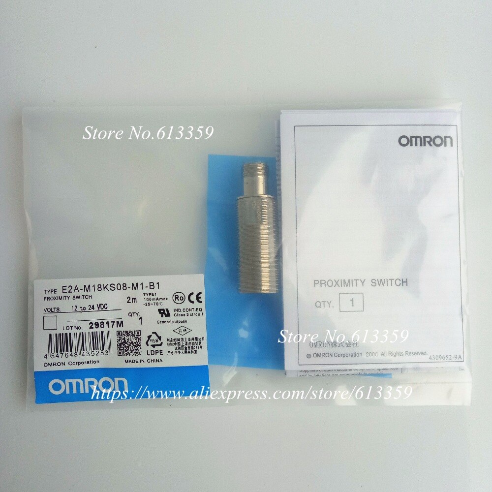 E2A-M18KS08-M1-B1 E2A-M18KS08-M1-C1 Omron Proximit... – Grandado