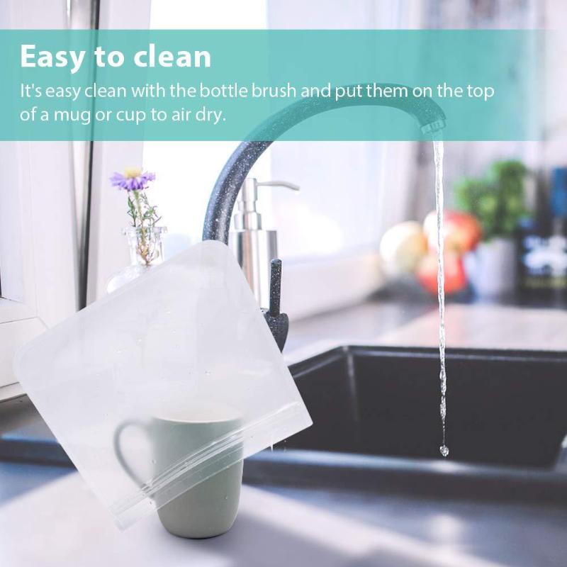 10PCS Portable PEVA Food Storage Bag Reusable Free... – Grandado