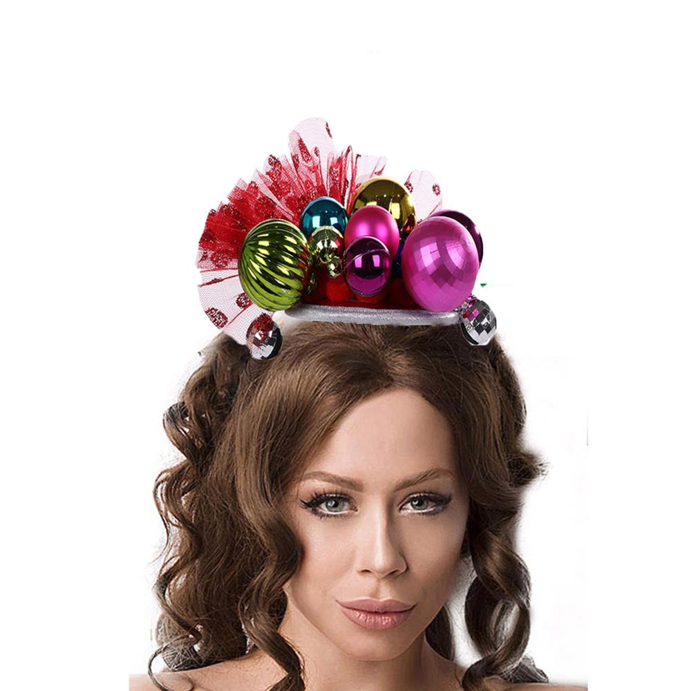 1 Pcs Pailletten Boom Santa Hoed Haarbal Kerst Haa... – Vicedeal