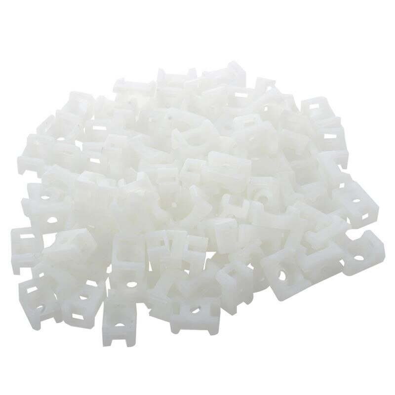 4.5mm Cable Tie Mount Wire Buddle Saddle Type Plas... – Grandado
