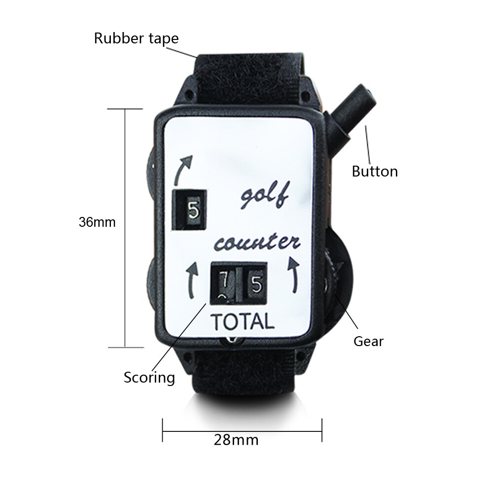1Pcs Golf Score Counter Watch Mechanical Counter N... – Grandado
