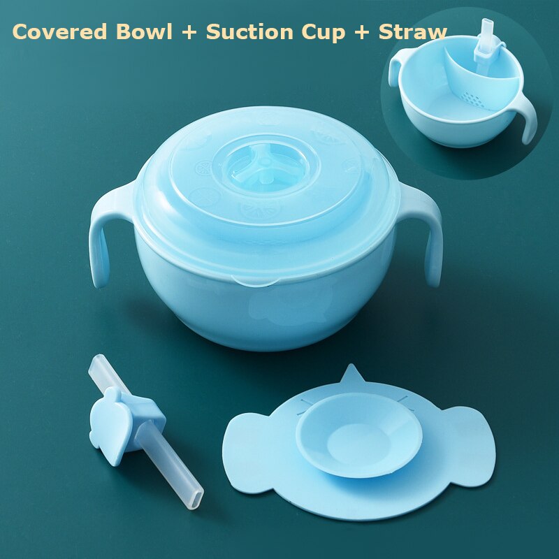 3in1 Babyvoeding/Soepkom Met Stro Anti Zuigeling L... – Grandado