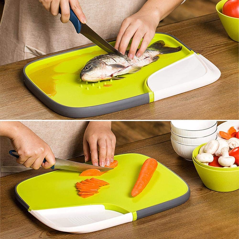 Double-Sided Bamboo Cutting Board Multi-purpose Cu... – Grandado