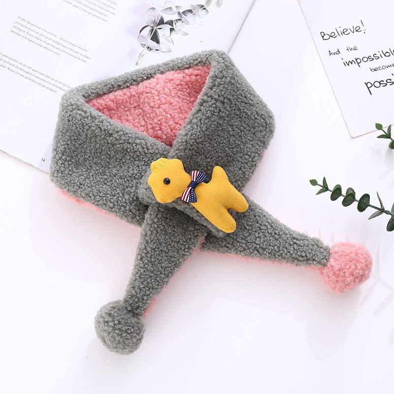 Autumn Winter Solid Color Imitation Lamb Cashmere ... – Vicedeal