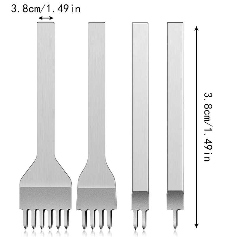 3/4/5/6mm Leather Chisel Spacing Punch Tool For Le... – Vicedeal