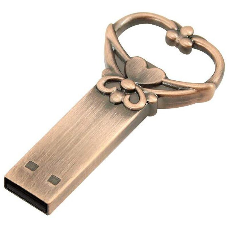 Novelty Cool Metal Love Knot Key Shape 64GB USB 2.... – Vicedeal