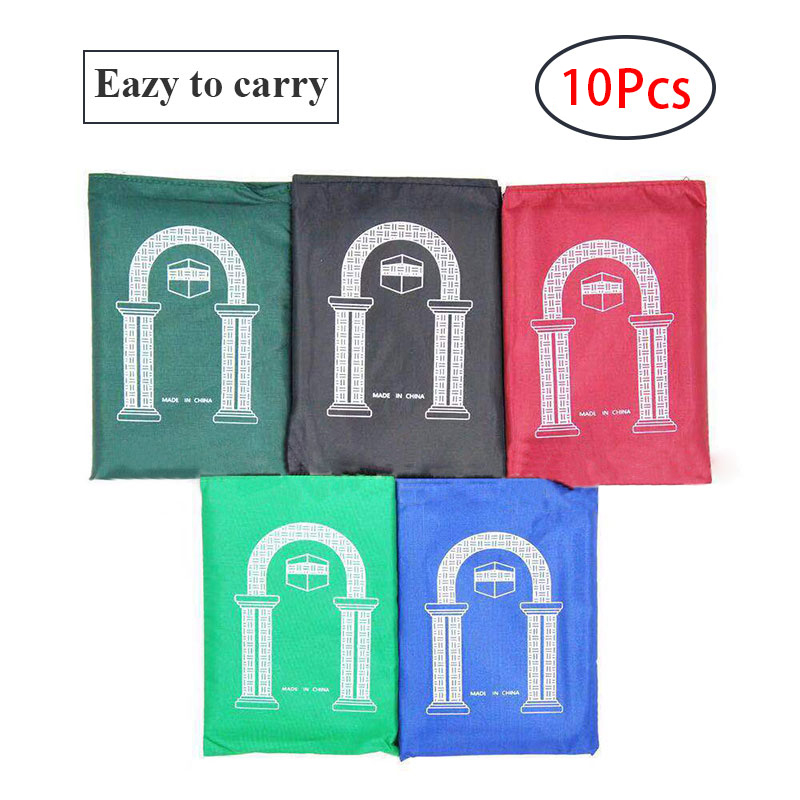 10pcs Portable Islamic Muslim Prayer Mat Musallah ... – Grandado