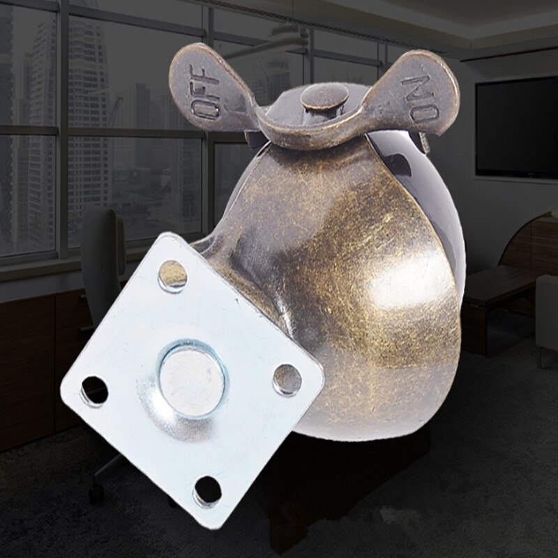 4pcs 50mm 2-inch Wheel 360 Degree Swivel Plate Hoo... – Grandado