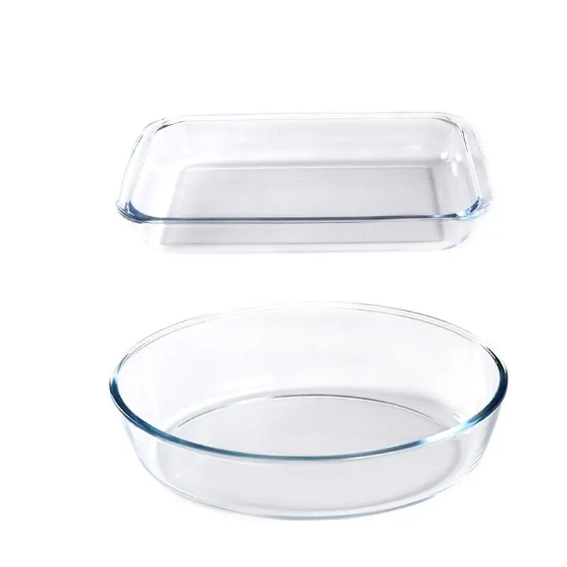 Glass Baking Pan Rectangular Heat-resistant Baking... – Grandado
