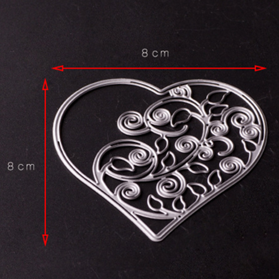 Heart Stencils Metal Cutting Dies DIY Scrapbooking... – Vicedeal