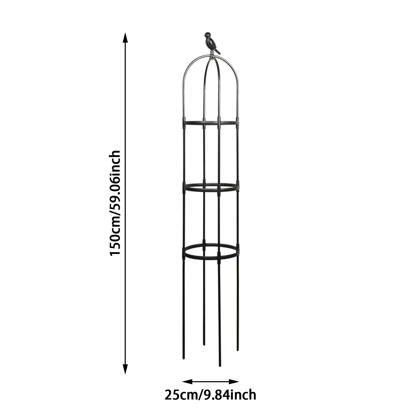 1PC Garden Plant Pot Obelisks Plastic Flower Stand... – Grandado