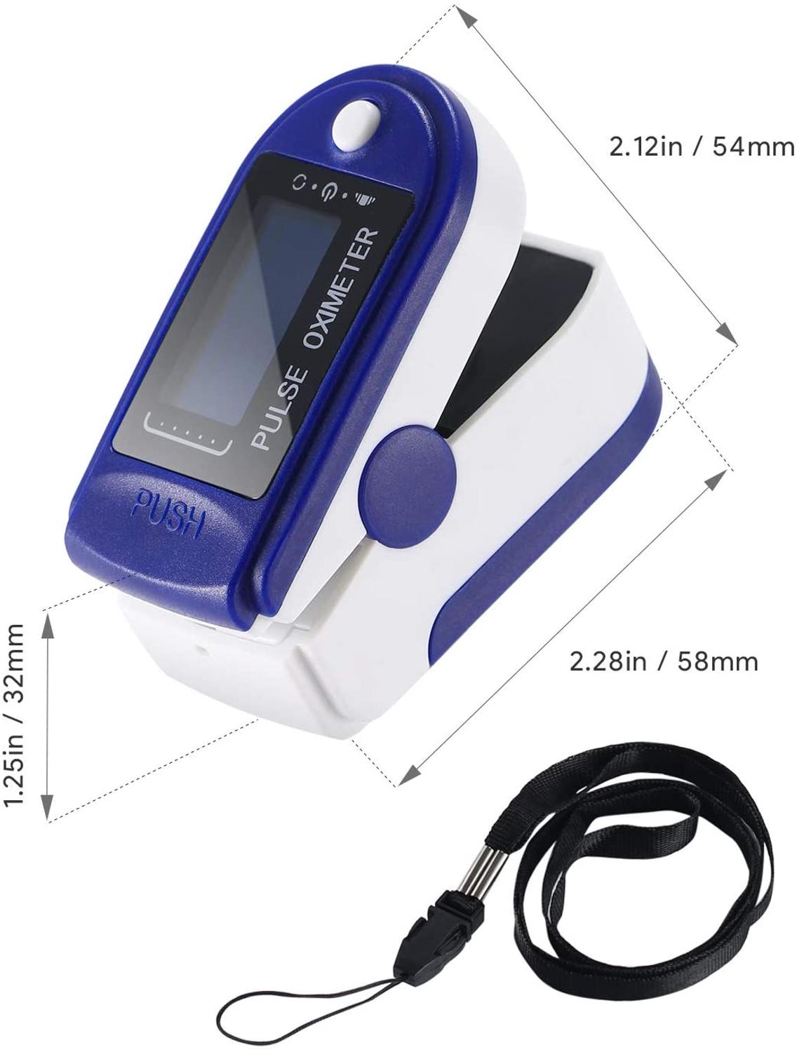 CONTEC CMS50D TFT Screen Digital Finger tip Pulse ... – Grandado