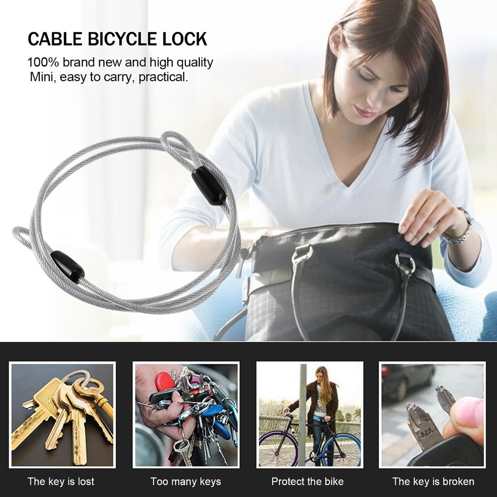 Cuerda de alambre de acero 100cm/39 ''para deporte... – Grandado