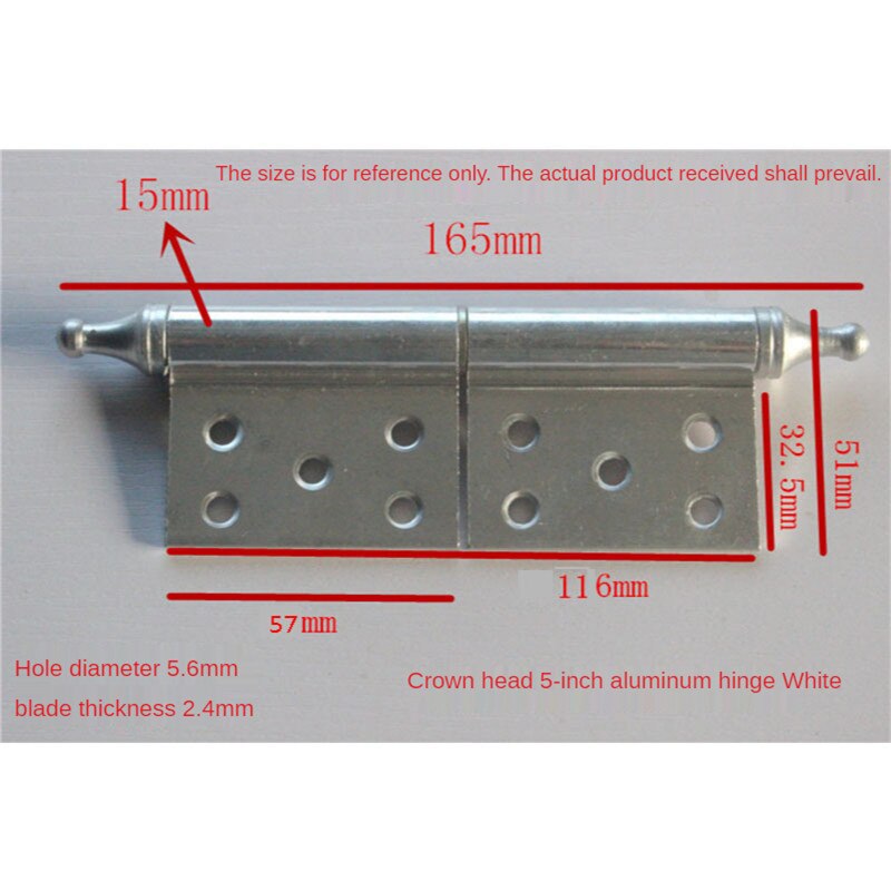 5 Inch Aluminum Alloy Door Hinge Old-fashioned Det... – Vicedeal