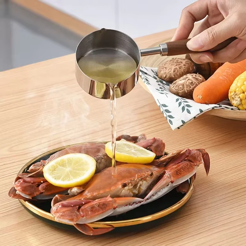 250ml Metal Saucepan Stainless Steel Small Oil Pot... – Grandado