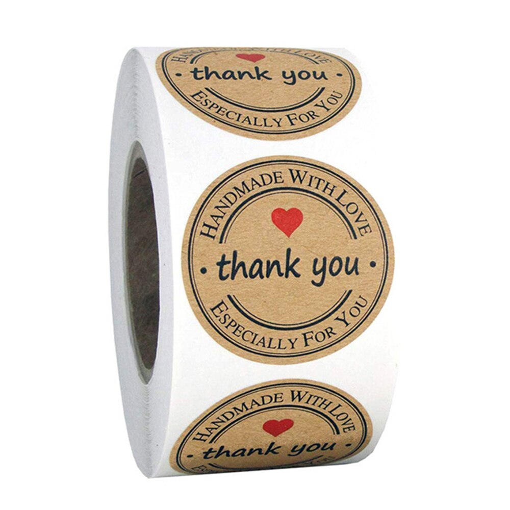 Party Dank U Stickers Roll 1 Inch Waterdichte 500 ... – Vicedeal