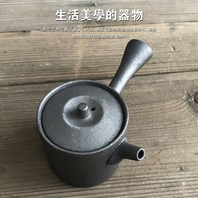 TANGPIN black crockery ceramic teapot kettle tea p... – Grandado