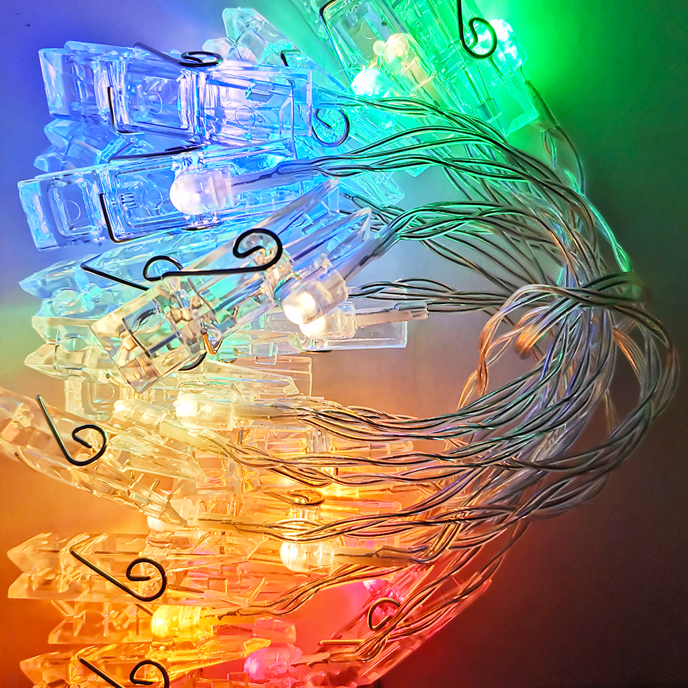 1.5M 3M Photo Clip String Lights LED USB Outdoor B... – Vicedeal