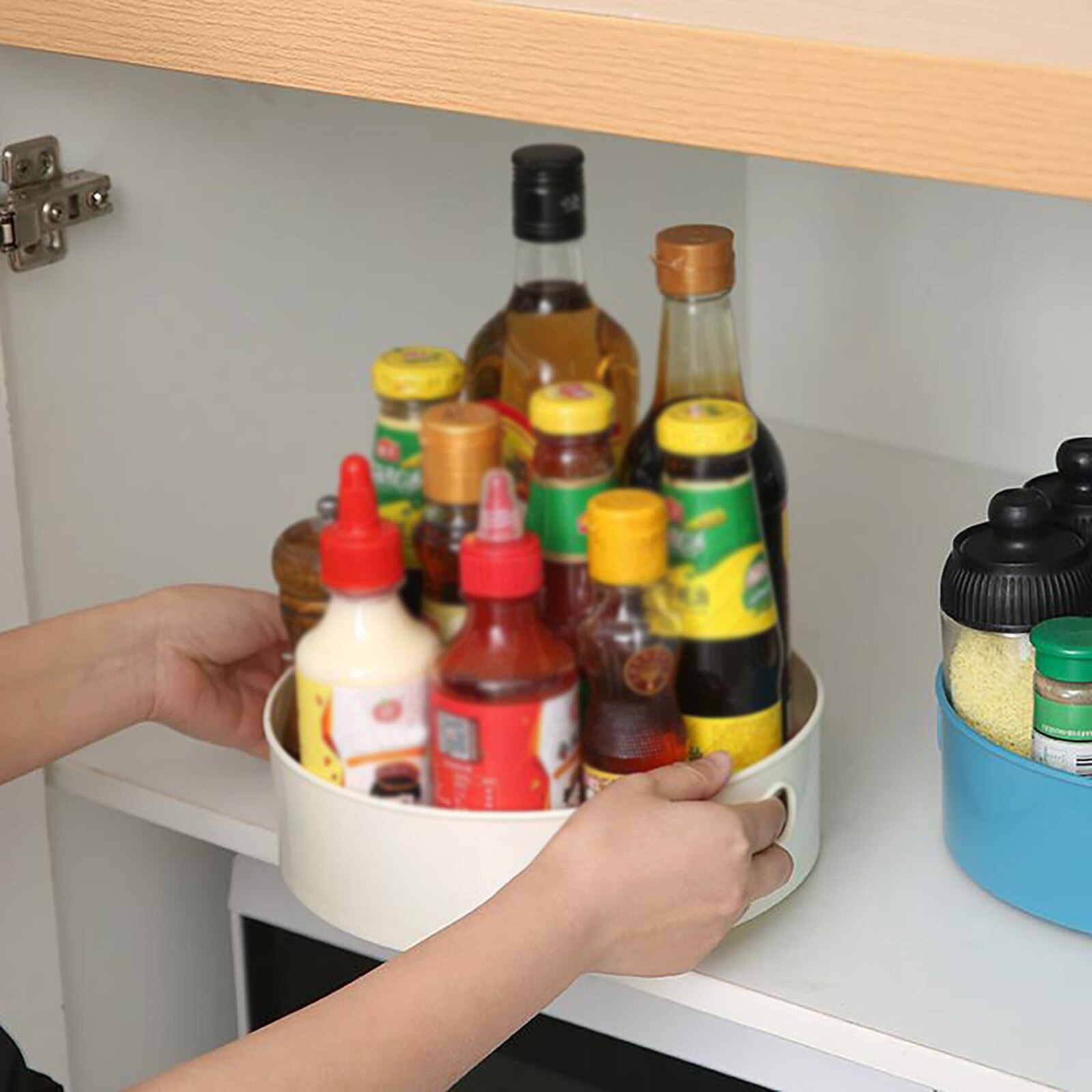 Non-Slip Rotating Storage Tray Multifunctional Mak... – Vicedeal