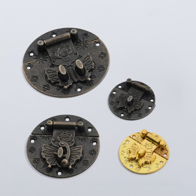 Vintage Decorative Hasp Butterfly Clasp Zinc Alloy... – Grandado