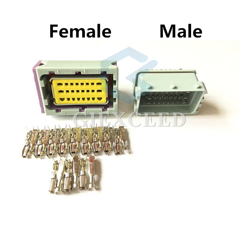 24 Pin Fci HCCPHPE24BKA90F Automotive Ecu Connecto... – Vicedeal