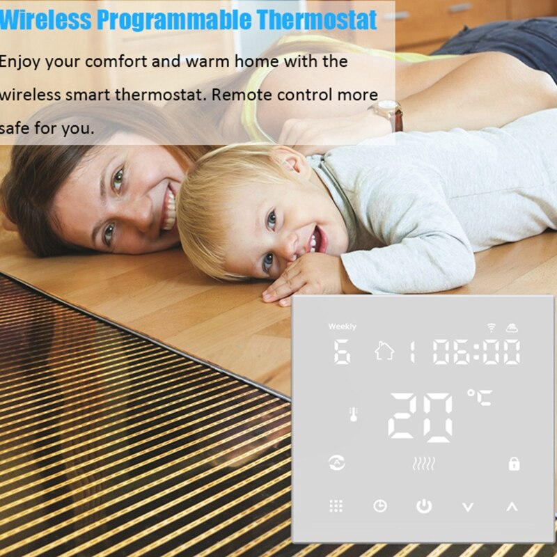 Wifi Underfloor Room Thermostat Water Gas Boiler E... – Grandado