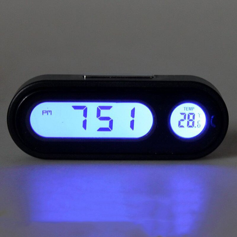 Portable Display Auto LCD Clock & Temperature ... – Grandado